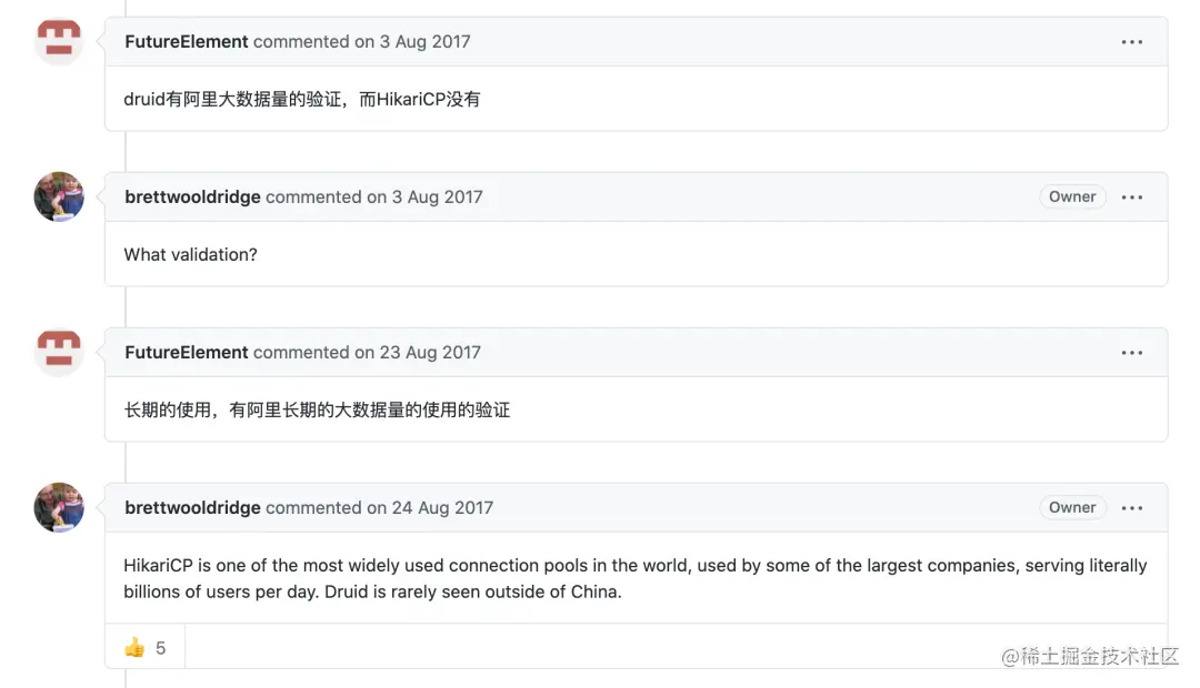 数据库连接池选型 Druid vs HikariCPspringboot 现在官方默认的数据库连接池是 HikariCP - 掘金