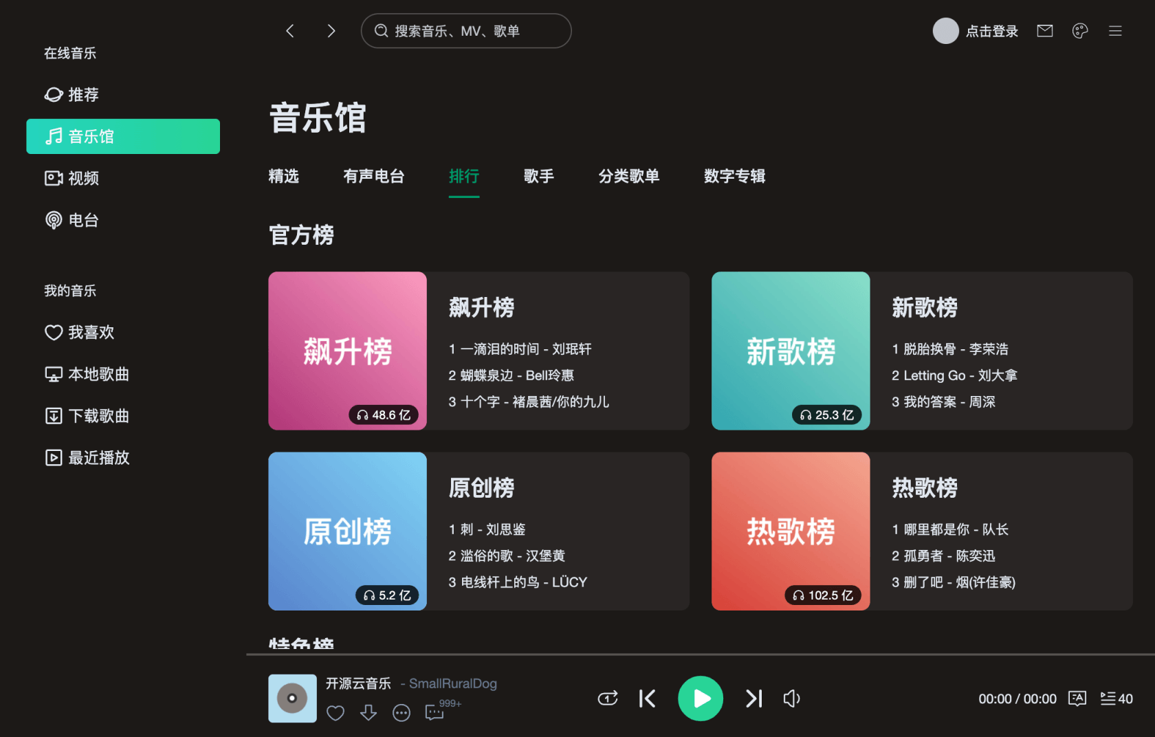 VUE3-MUSIC首页、文档和下载 - 音乐播放器 - OSCHINA - 中文开源技术交流社区