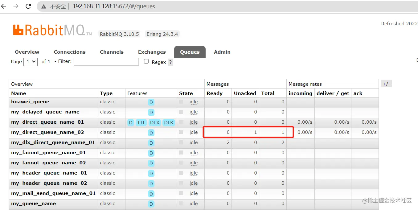 RabbitMQ 中关于消息可靠性的问题（自动确认、手动确认）MQ 主动将消息推送给消费者，这种方式需要消费设置一个缓冲 - 掘金