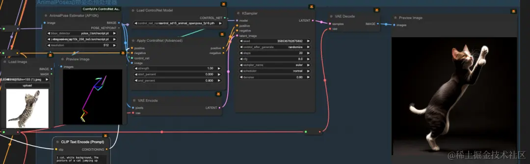 【comfyui】40个工作流一次让你彻底掌握controlNet的使用场景(3)-openpose我计划使用40个工作 - 掘金