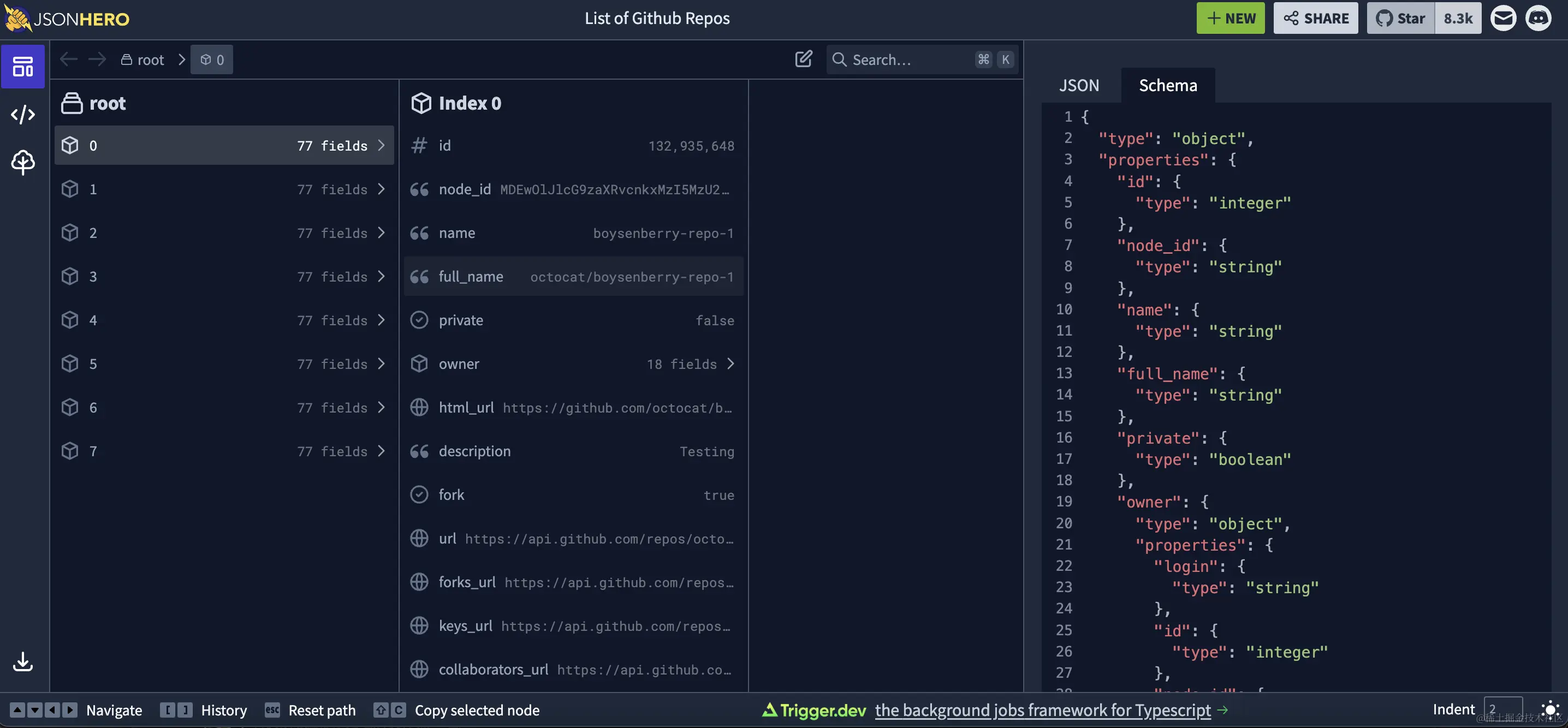 8K star！功能强大的开源JSON可视神器今天我们再推荐一款可视化的JSON调试工具，功能强大且开源免费，让你您快速 - 掘金