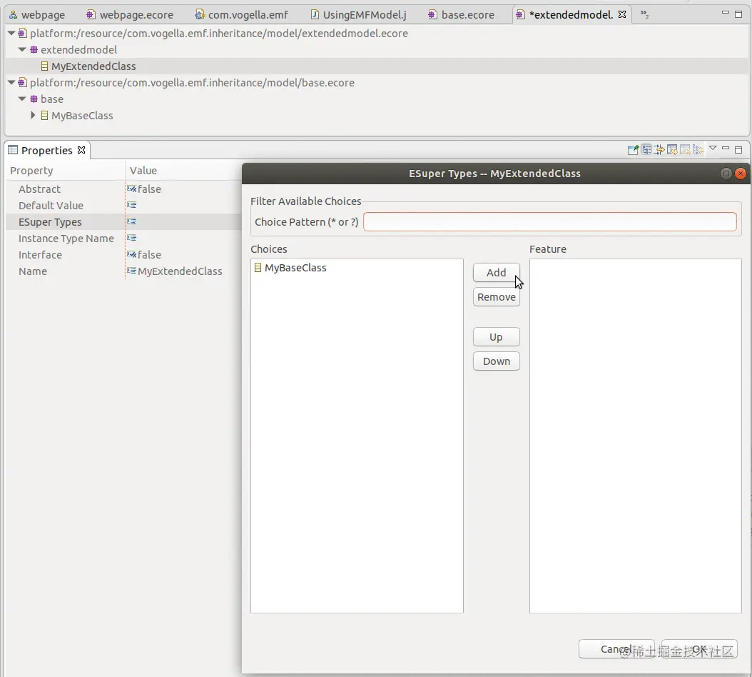 Eclipse建模框架（EMF）-教程（官方教程翻译）EMF官方教程 Eclipse EMF。本教程介绍了Eclipse - 掘金