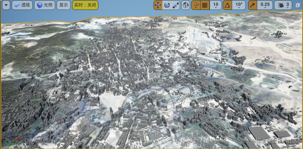 Blender 地形-影像-城市白膜生成 - 掘金