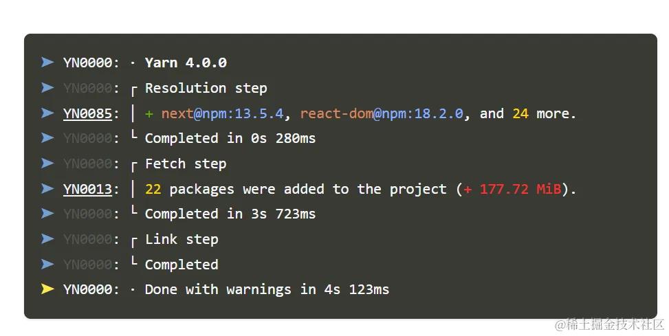 Yarn 4.0发布：性能提升、 硬化模式、提供更多命令和功能Yarn 正式发布了 4.0 稳定版。 Yarn 不仅是现 - 掘金