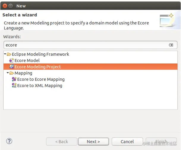 Eclipse建模框架（EMF）-教程（官方教程翻译）EMF官方教程 Eclipse EMF。本教程介绍了Eclipse - 掘金