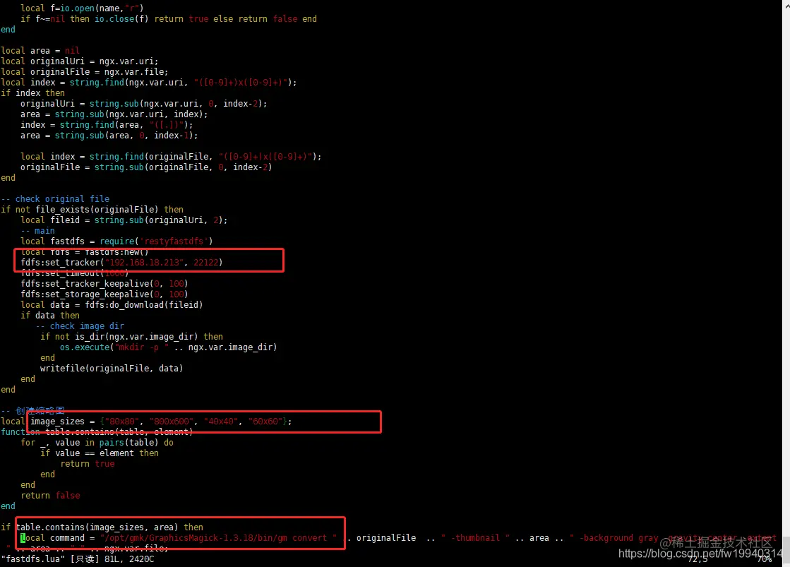FastDFS + Lua +GraphicsMagick 实现动态缩略图图片处理 本文使用GraphicsMagick - 掘金