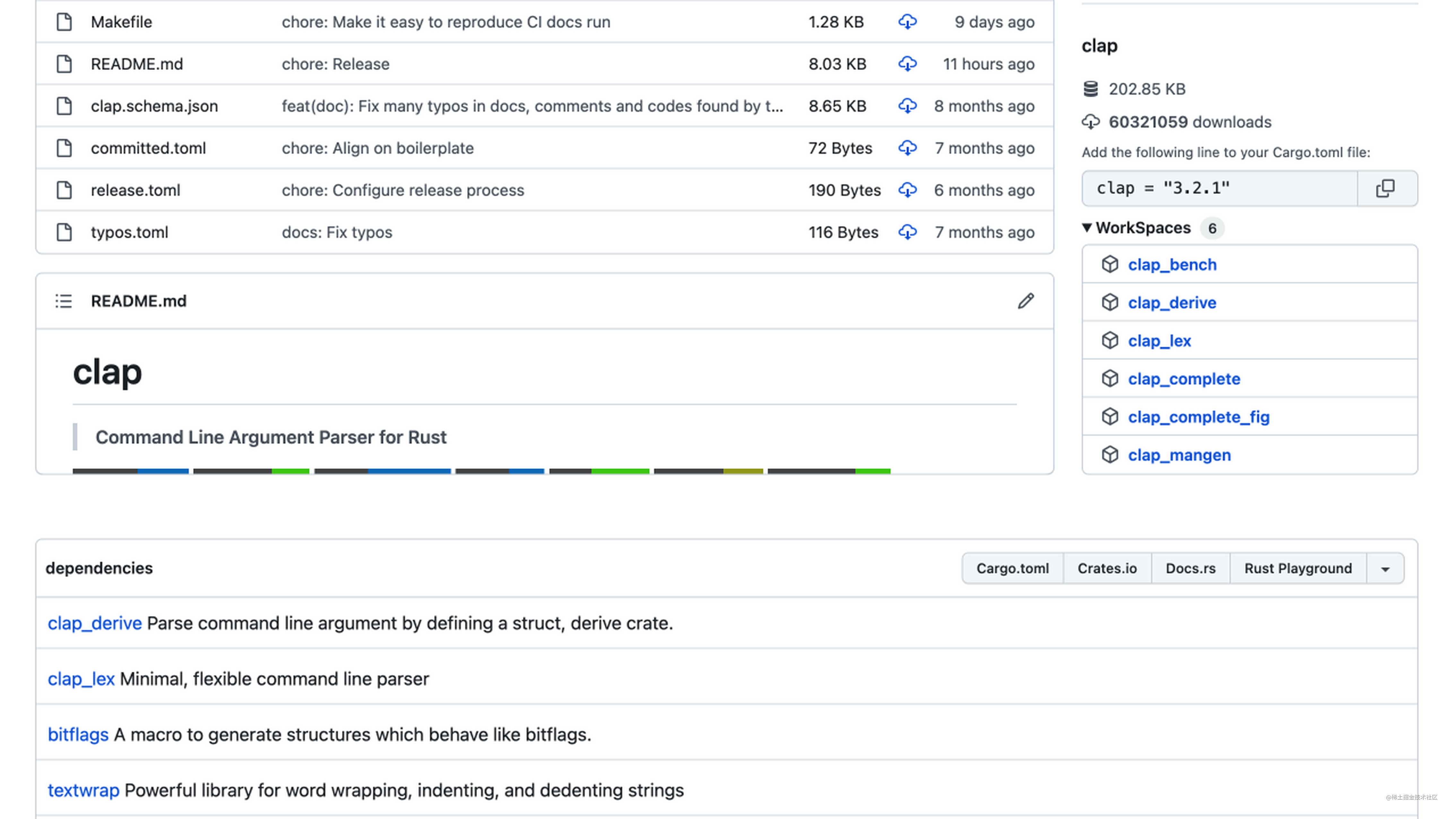 浏览器扩展：github 查看 rust 项目可关联展示 Cargo.toml 依赖及 crate 信息 - 掘金