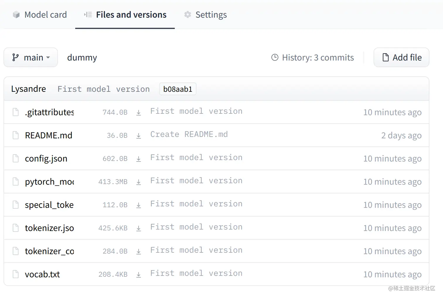 Huggingface上传自己的模型一起养成写作习惯！这是我参与「掘金日新计划 · 4 月更文挑战」的第1天，点击查看活 - 掘金