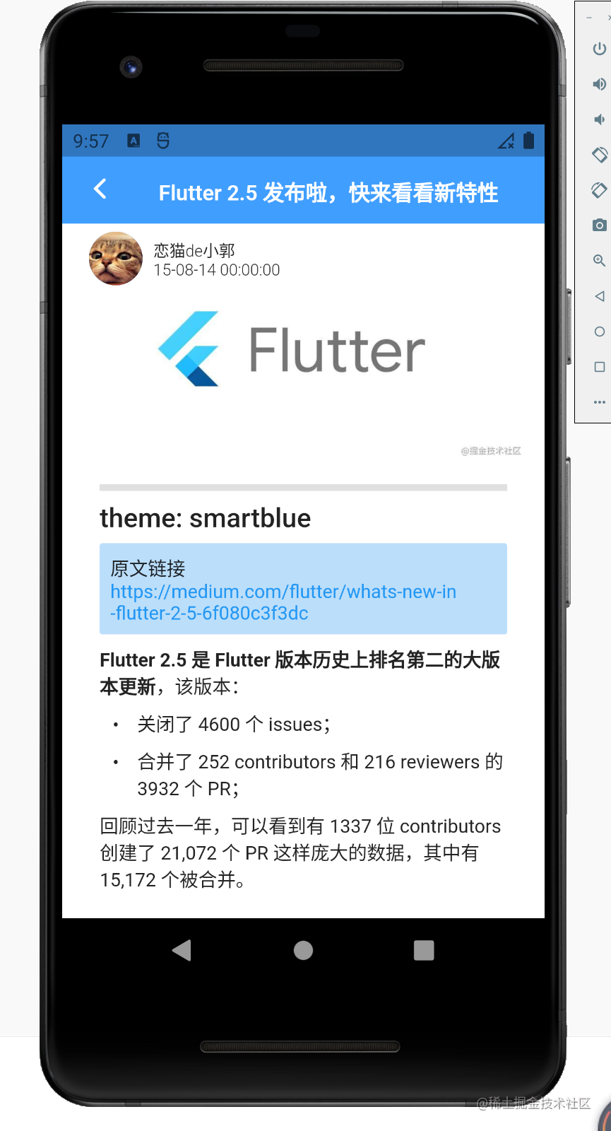 Flutter练习（四）— Flutter 渲染Markdown - 掘金