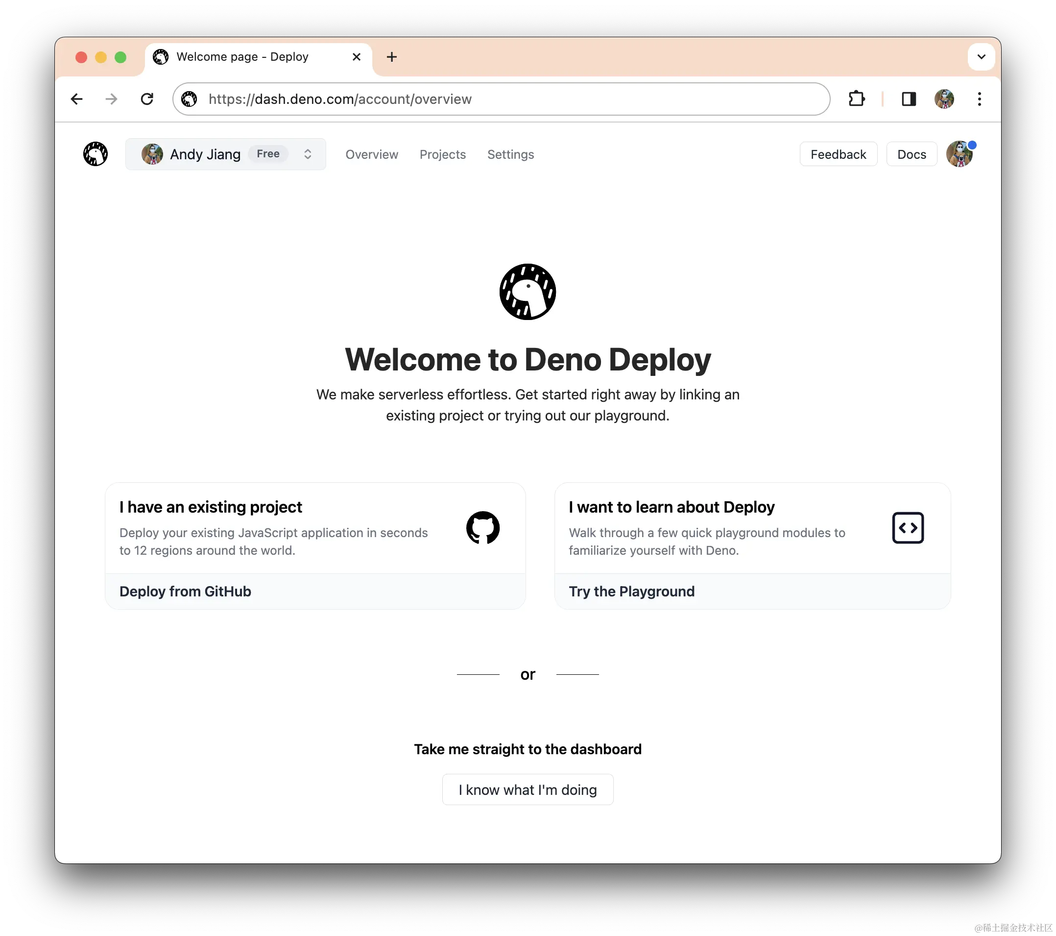在 Deno Deploy 中使用更简单的新项目创建流程Deno Deploy 是一个 JavaScript 无服务器应 - 掘金