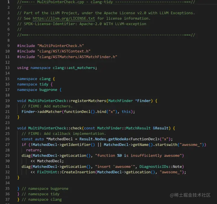 为clang-tidy添加自定义checkclang-tidy 简介 clang-tidy是基于LLVM-Clang开发 - 掘金