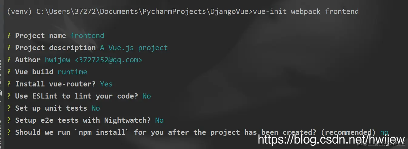 手把手教你如何使用 Django + Vue.js 快速构建项目1. 前言2. 环境准备3. 创建 Django 项目4 - 掘金