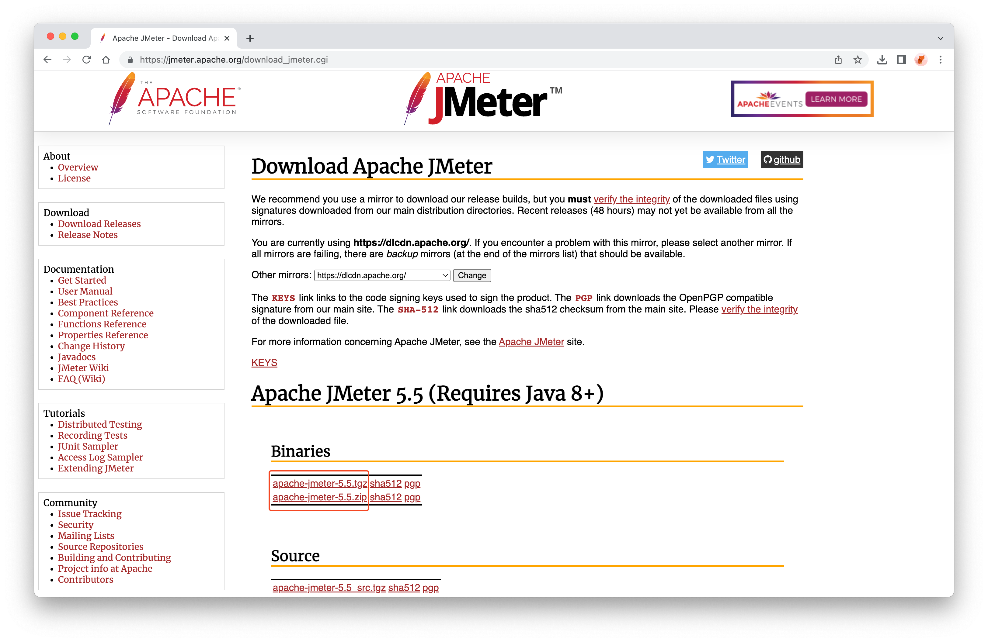 JMeter 下载和安装教程（MacOS）