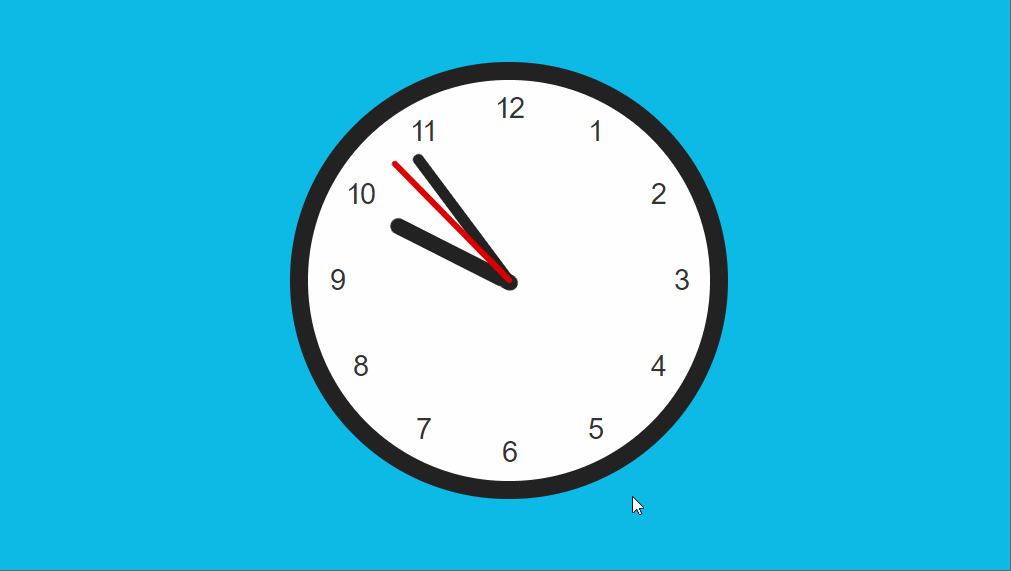 Creating a mock clock using HTML, CSS, and JavaScript - Moment For ...