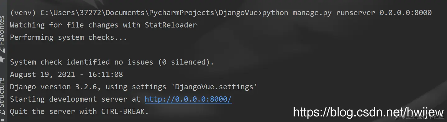 手把手教你如何使用 Django + Vue.js 快速构建项目1. 前言2. 环境准备3. 创建 Django 项目4 - 掘金