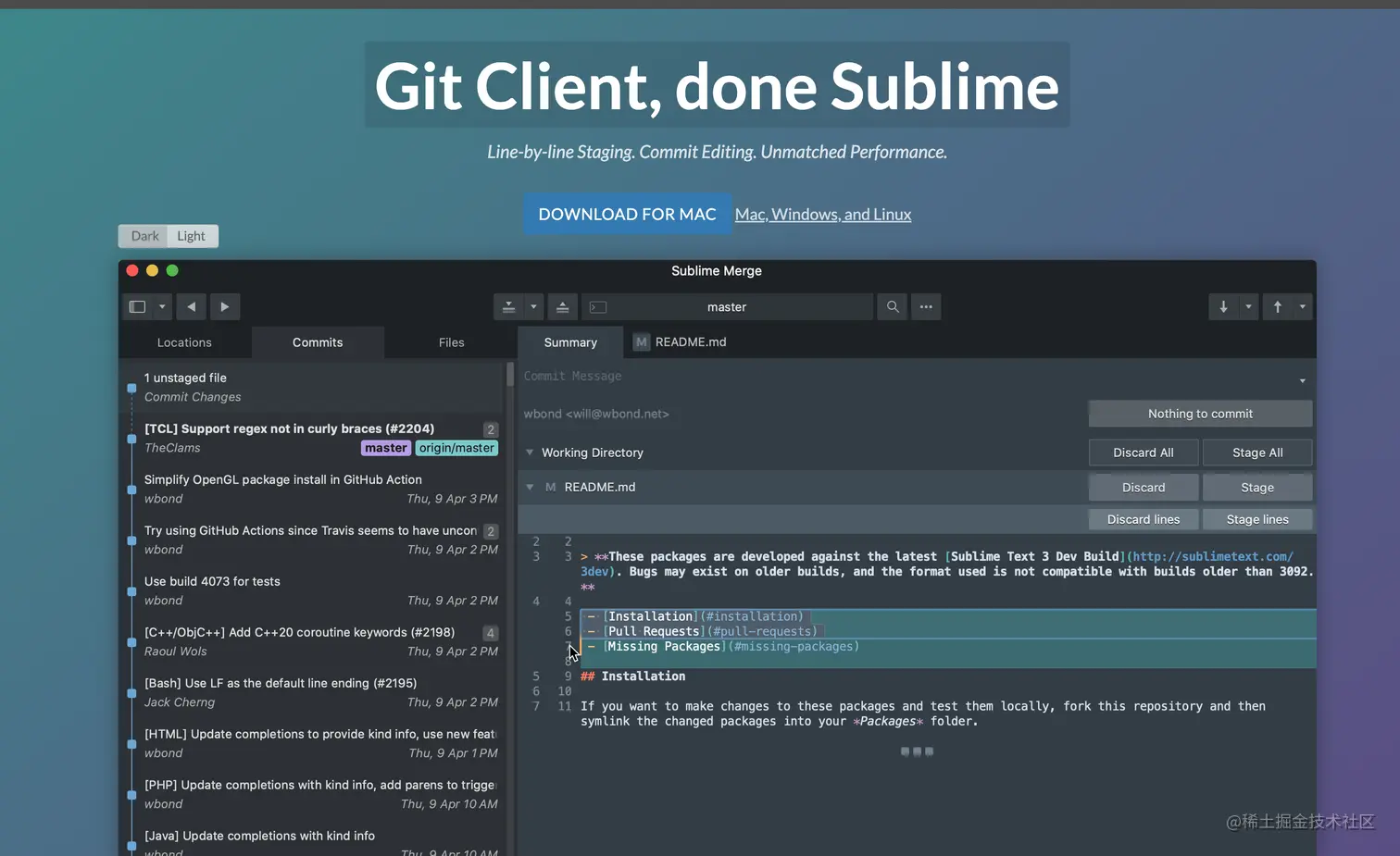 Lazygit - Git终端 UI管理工具简介 Git 是一个强大的版本的管理工具。除了命令行使用，Git也有很多优秀 - 掘金