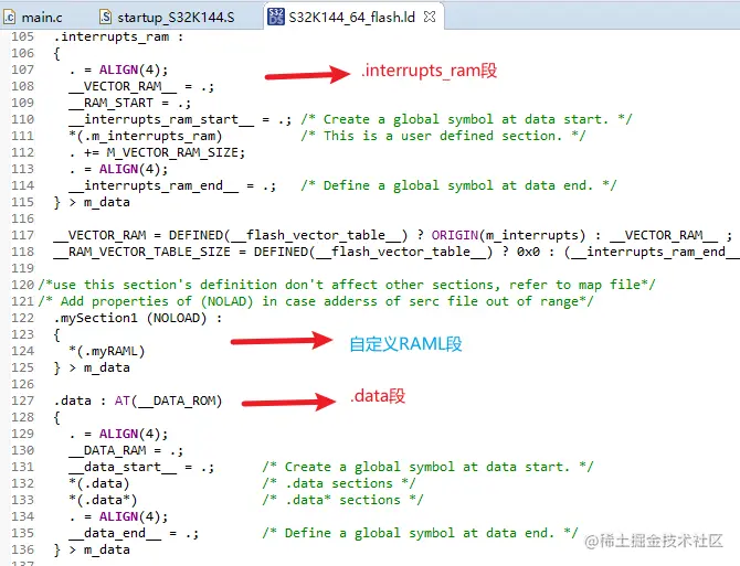 如何在软件复位后保留指定RAM区域的数据在bootloader时，通常需要单独开辟一块区域用来存放一些变量，并且希望这些 - 掘金