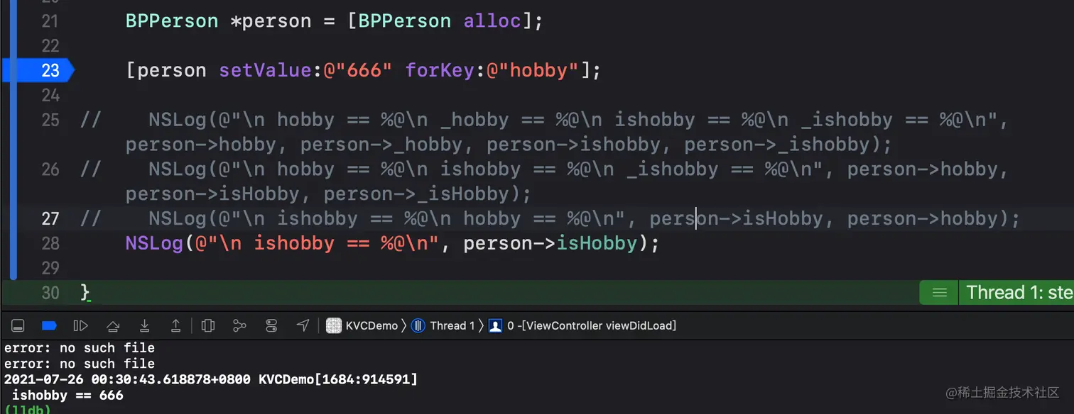 iOS进阶 -- KVC应用及原理前言 KVC又称键值编码 （Key-Value-Coding），在iOS开发中是一个比 - 掘金
