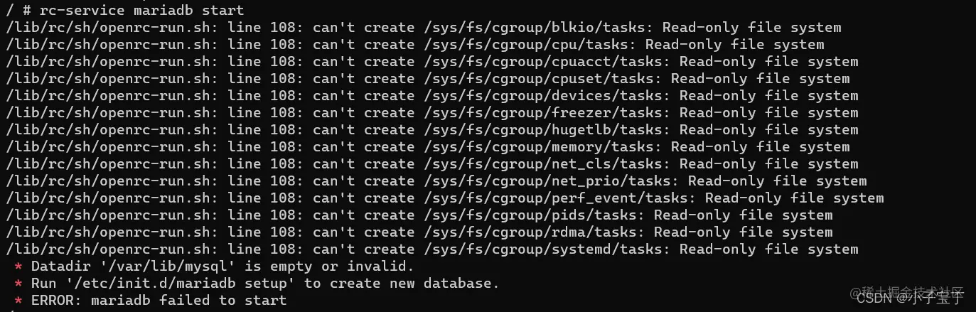 Alpine 安装 MySQL从0开始构建Alpine容器，装MySQL库，并打包成自己的可重复使用的MySQL镜像。 - 掘金