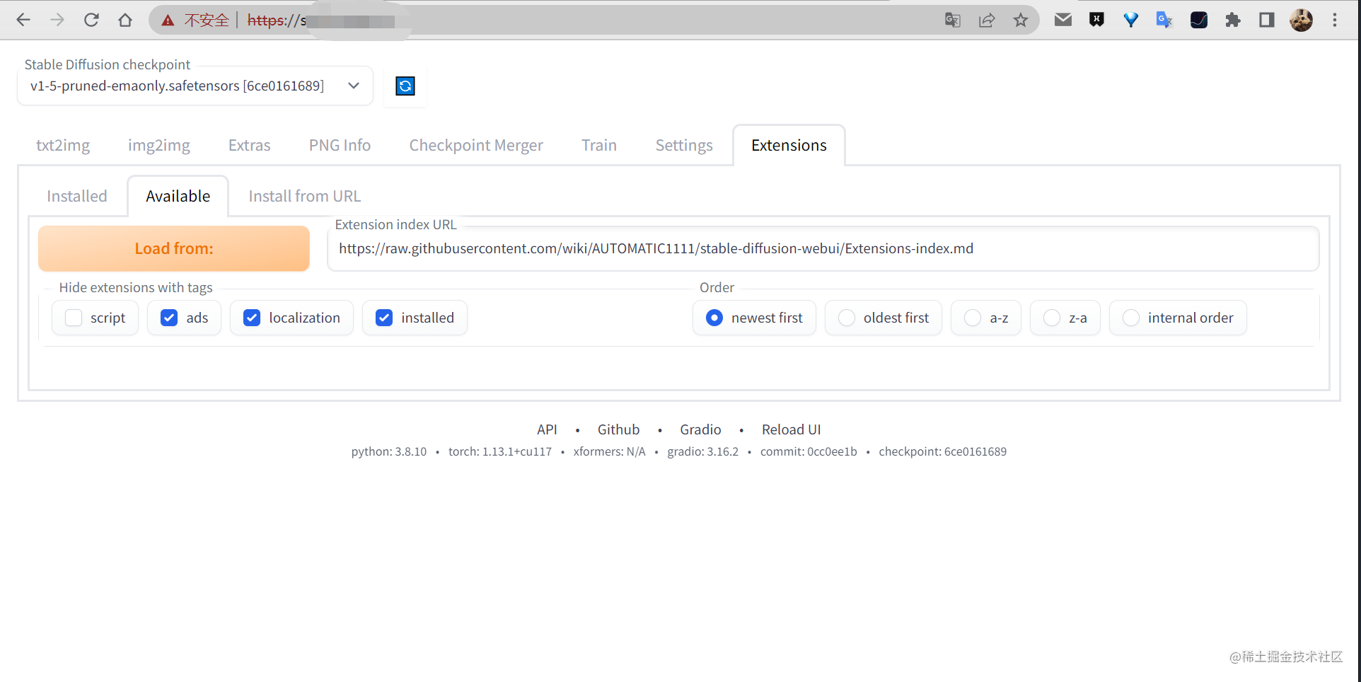 通过K8S快速部署stable-diffusion-webui，体验AI画图的乐趣 - 掘金