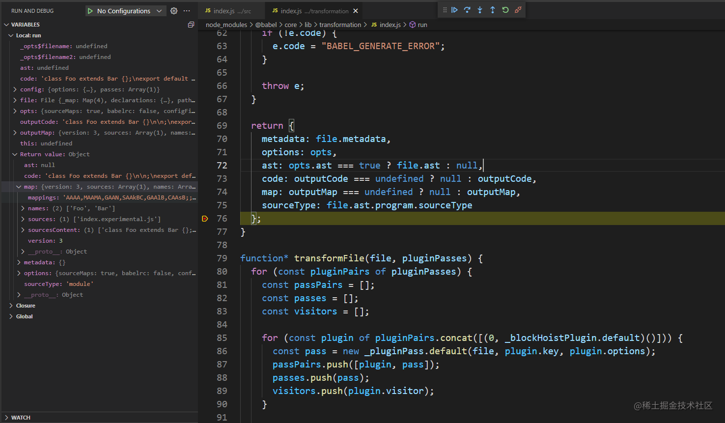 sourcemap实战-生成react源码sourcemap - 掘金