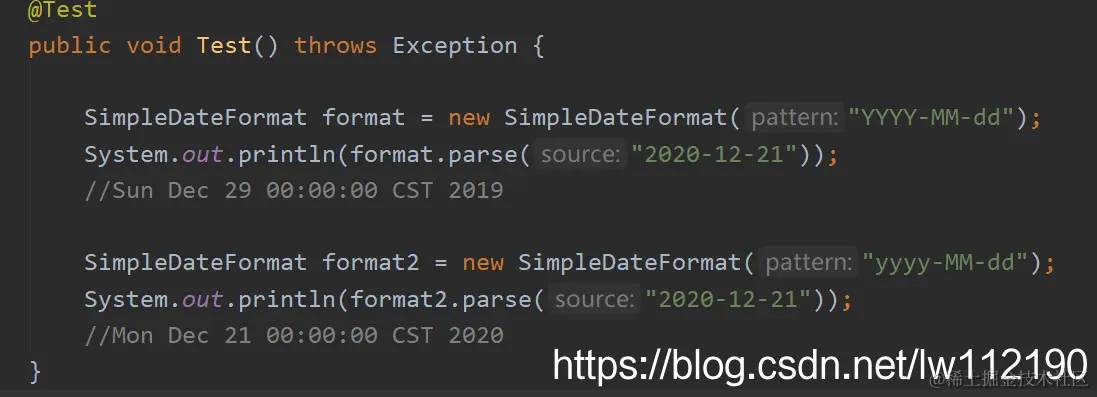 java中 YYYY与yyyy 区别大多数情况下格式日期都是用的SimpleDateFormat，比如说把一个日期格式 - 掘金