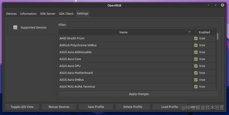 【开源软件】OpenRGB : 一个开源的应用程序可以控制你所有的RGB照明设置 - 掘金