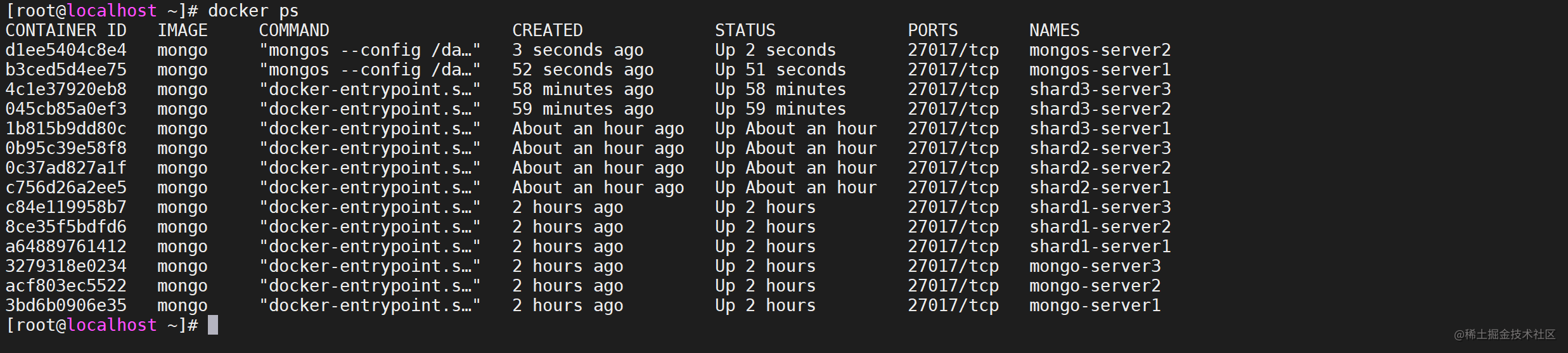 【超详细】手把手教你搭建MongoDB集群 - 掘金