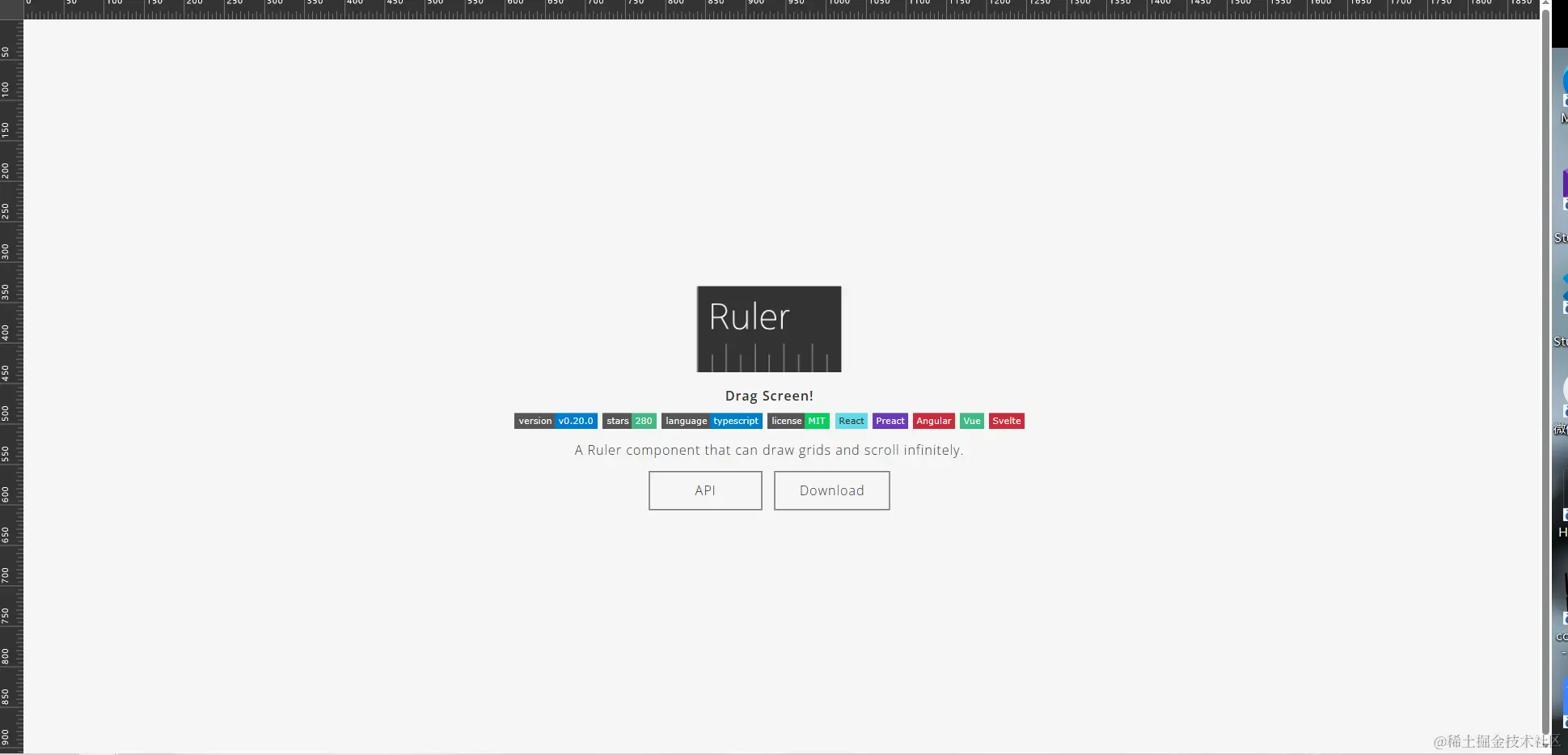 低代码实践：标尺组件的二次封装，这刻度一直对不齐愁死我了😫😫😫低代码项目实践：二次封装 react-ruler 标 - 掘金
