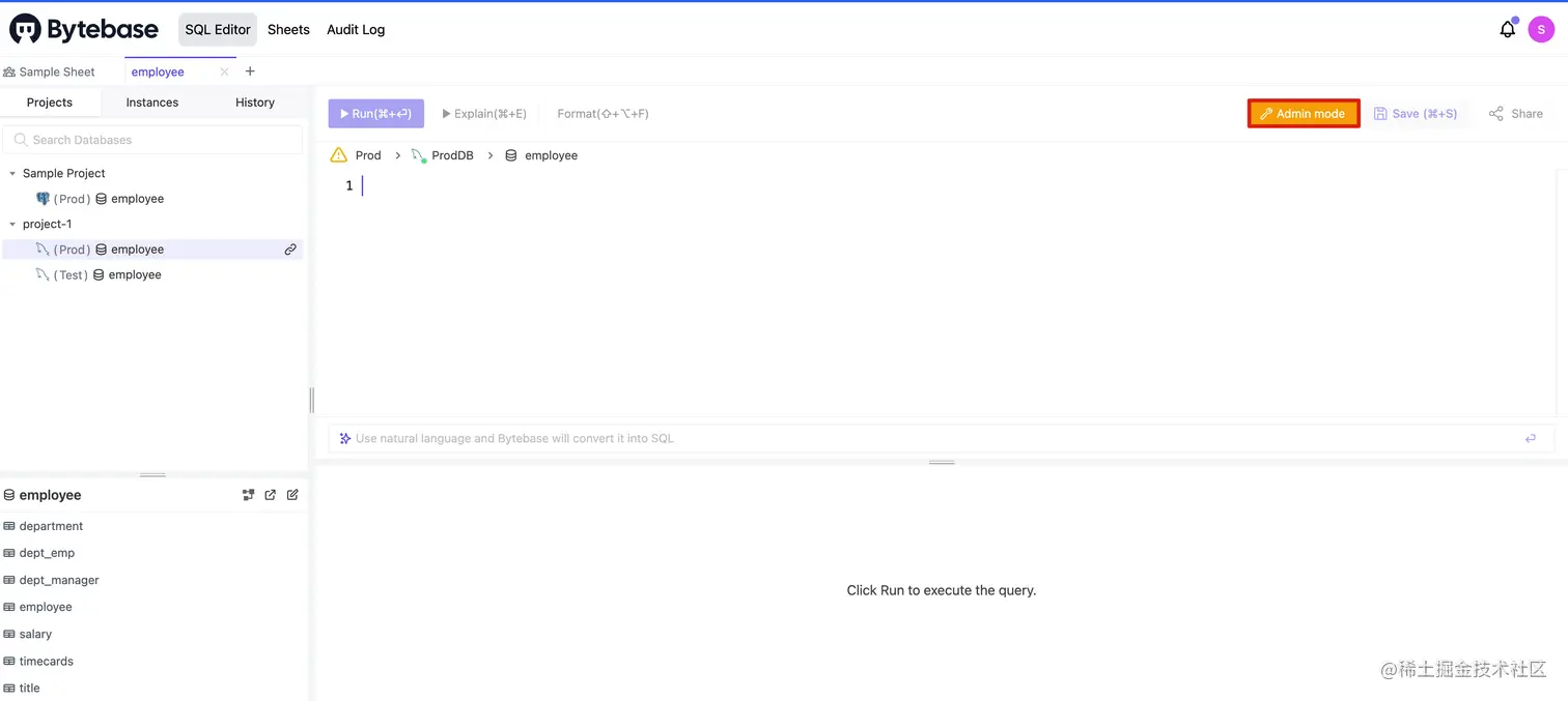 数据库 CI CD 工具 -- Bytebase 介绍Bytebase 作为一款开源的数据库 CI/CD 工具，为 DB - 掘金