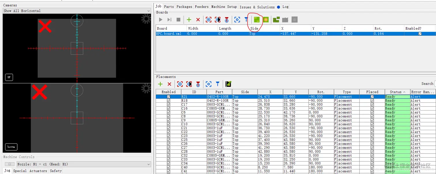 Openpnp使用过程的一些问题记录板子没有Mark点怎么校准元器件位置？ 如果PCB在设计的时候没考虑到Mark点，就 - 掘金