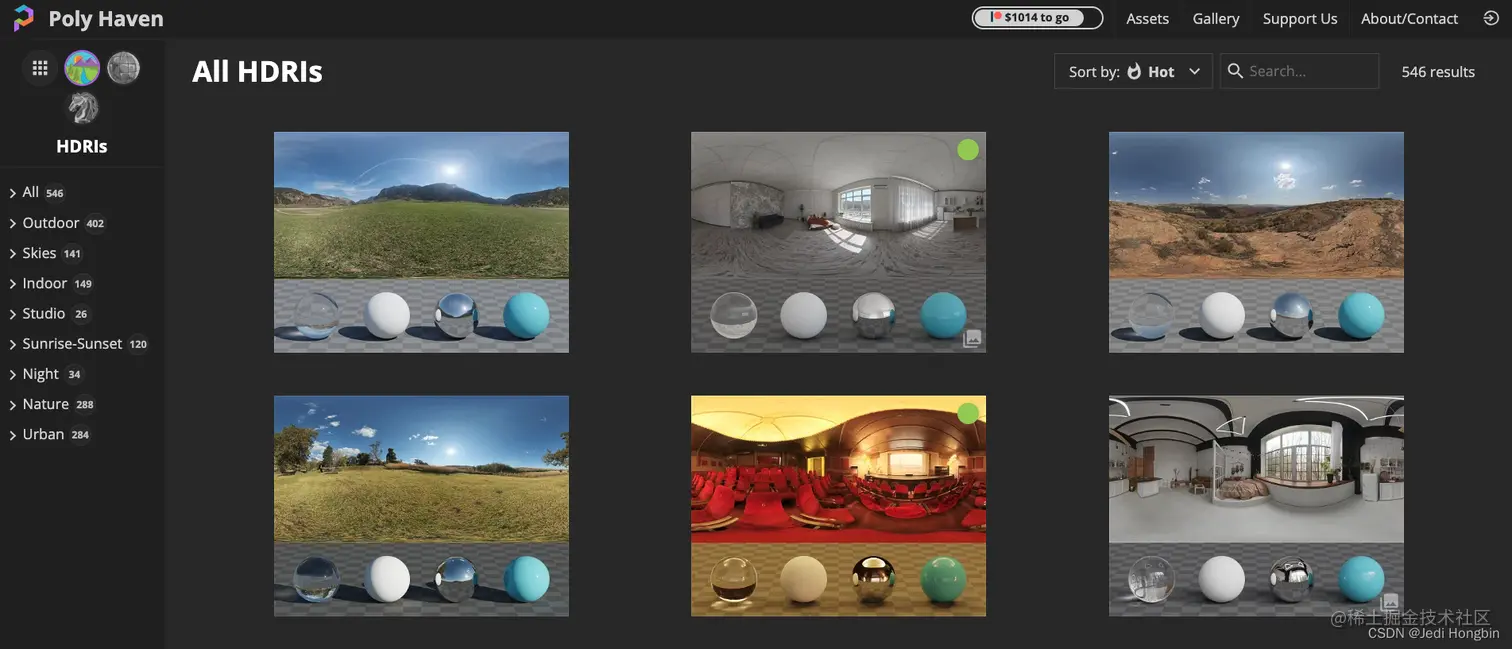 THREE.js 360度全景本文已参与「新人创作礼」活动，一起开启掘金创作之路。 主要分两个步骤 获取360度的图片( - 掘金