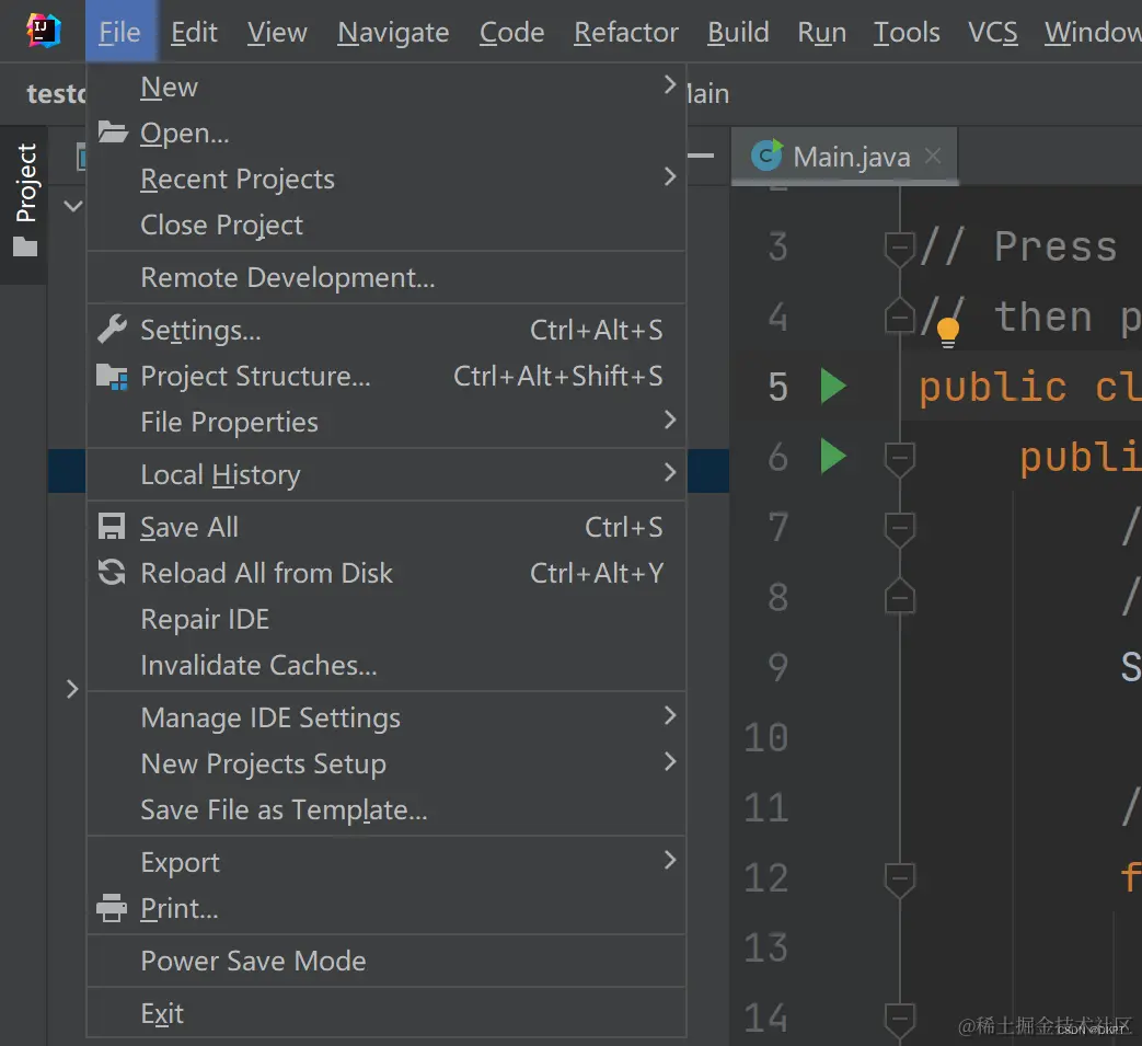 如何在IDEA 中设置背景颜色在 IntelliJ IDEA 中设置背景颜色，你可以按照以下步骤操作： 1、打开 IDE - 掘金