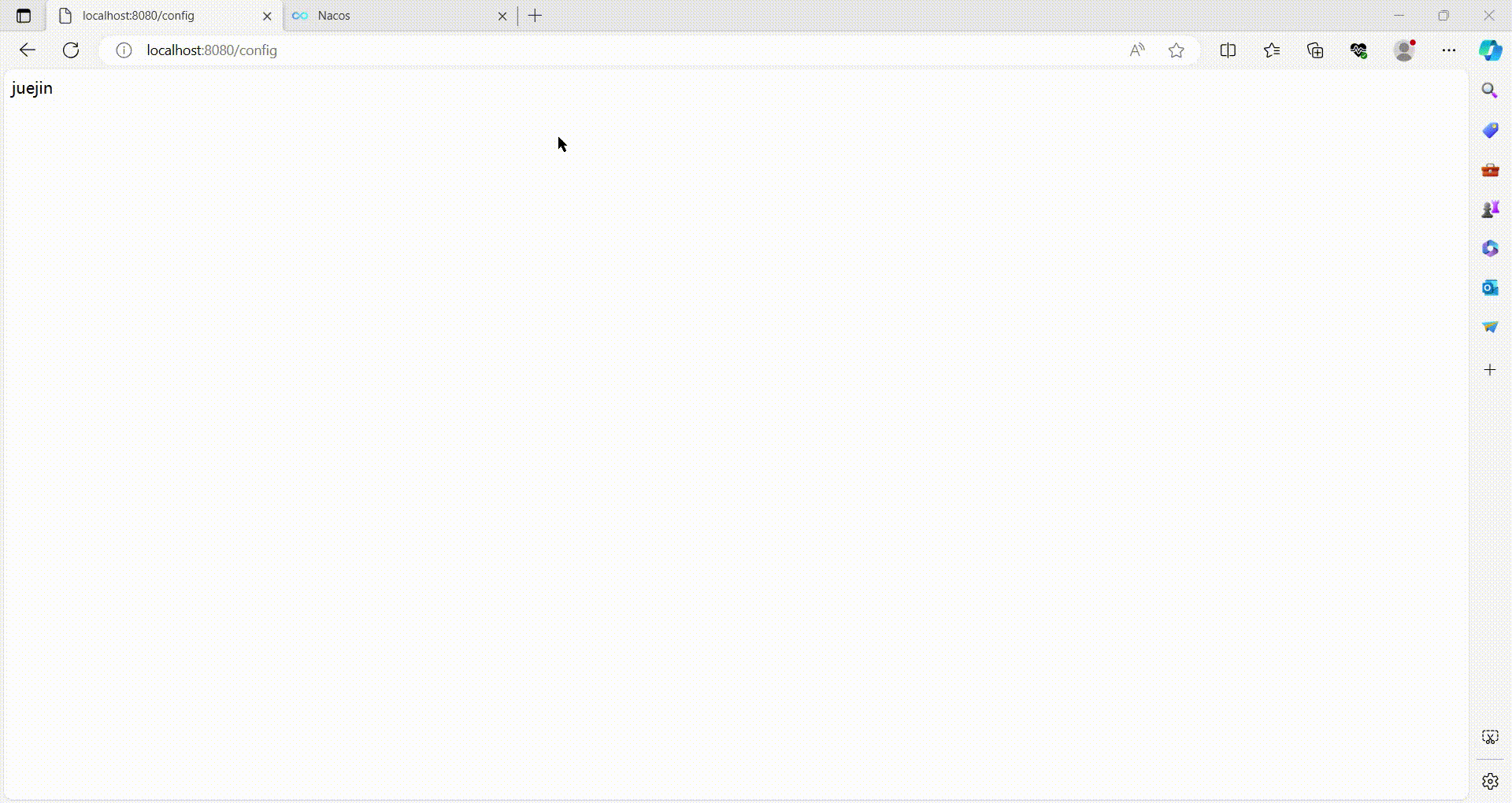 实现配置热更新：使用Spring Boot连接Nacos配置中心的完整指南用 SpringBoot 连接 Nacos 来 - 掘金