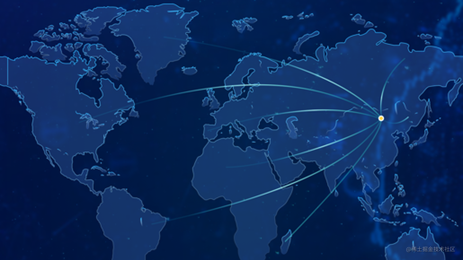 使用 echarts 实现世界地图、中国地图、以及飞线、标牌、3D柱状图绘制 - 掘金