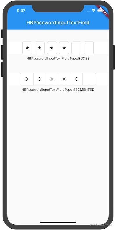 Flutter password input field Verification code input field - Moment For ...