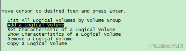 Create logical volumes for AIX storage management and view and modify ...