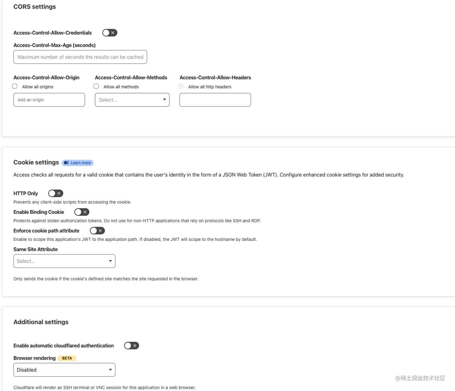 利用 Cloudflare Access - 打造个人私密站点最近在白嫖云上搭建了一些小的服务，为了方便使用，这些服务一 - 掘金