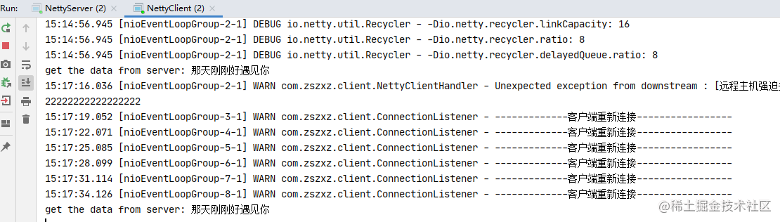 netty断线重连 - 掘金