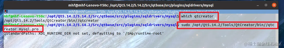 Qt配置MySql数据库驱动（linux）Qt配置MySql数据库驱动（linux）🍓1、前言🍋2、安装MySql开 - 掘金