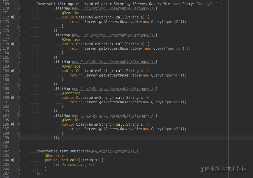 RxJava 操作符flatmap - 掘金
