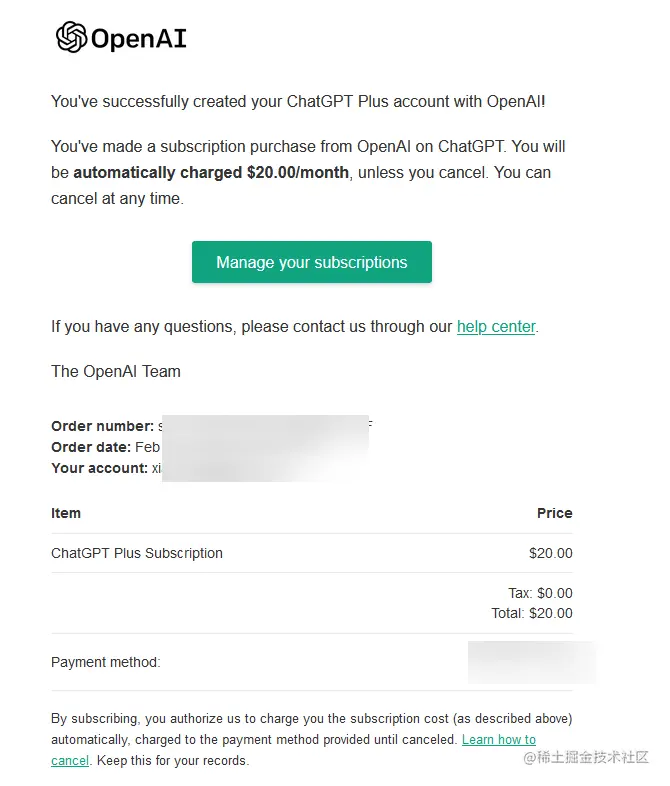 ChatGPT Plus开通指南及注意事项博主作为一位已经成功开通ChatGPT Plus的用户，我想记录一些需要注意的 - 掘金