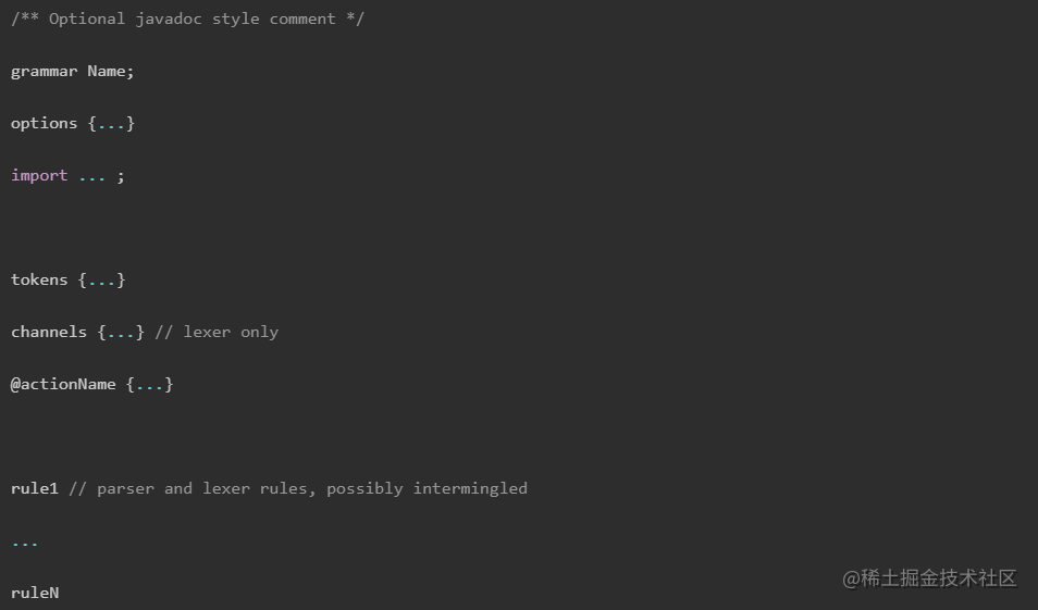 从定义到AST及其遍历方式，一文带你搞懂Antlr4 - 掘金