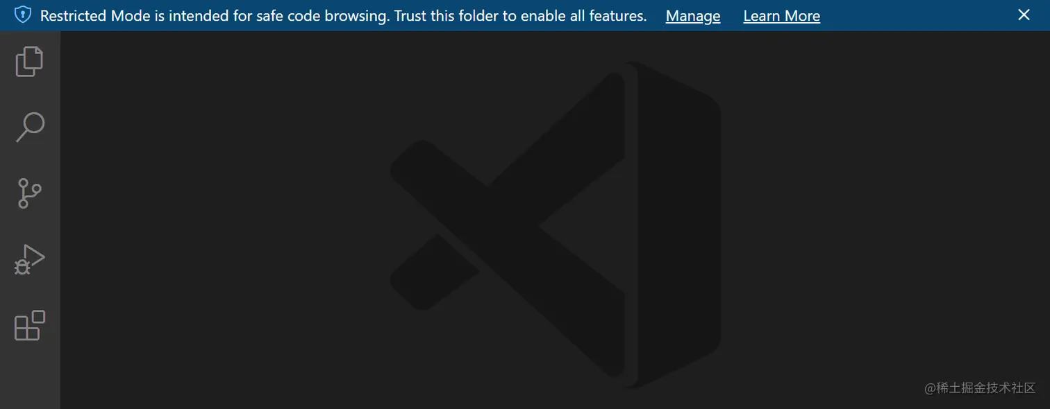 vscode 1.58 功能异常？--- workspace trust解法，让我的IDE能先用了再说！vscode 1 - 掘金