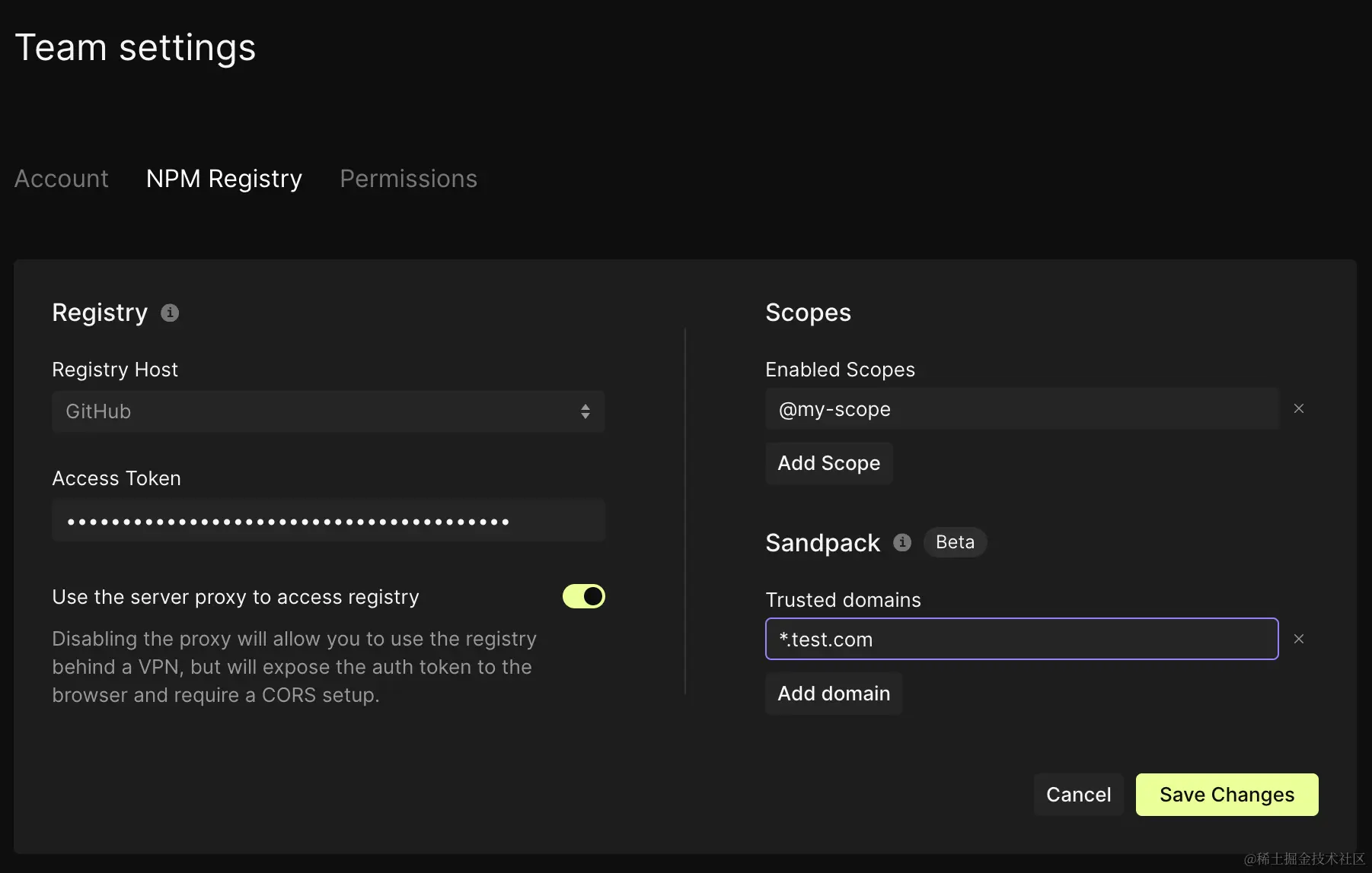 codesandbox在线编译部署方式之前在组内做了一款前端研效工具，需要在线预览react代码效果，笔者便私有化部署了 - 掘金