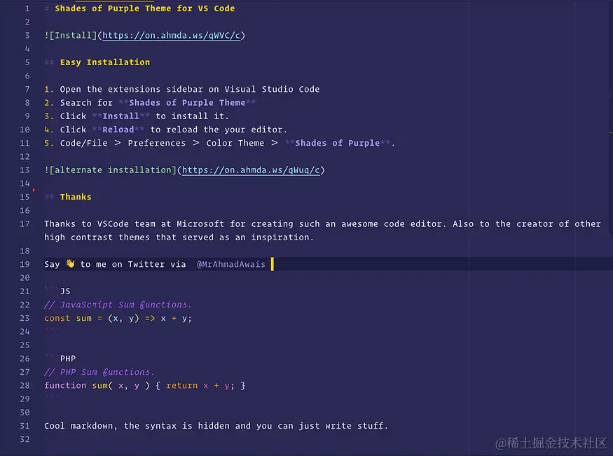 探寻 2023 年的最佳 VS Code 主题：编码的艺术之美前言 在这个数字时代，编码已经成为我们日常生活中不可或缺的 - 掘金