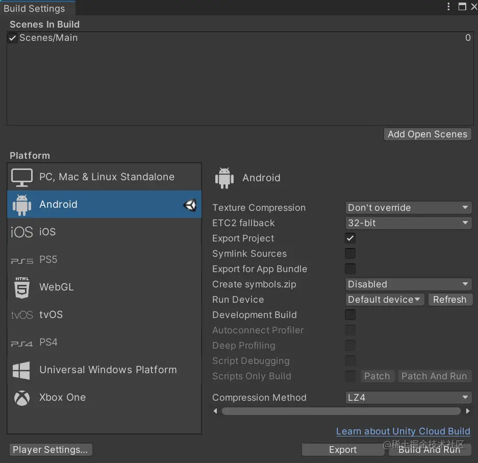 将Unity功能嵌入Android界面及交互将Unity功能嵌入Android界面，并实现Unity与Android的相 - 掘金
