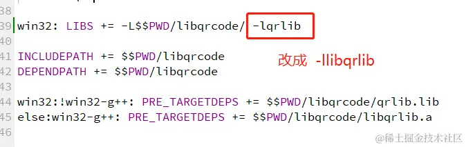 Windows下用QT编译libqrencode库，用于显示二维码Windows下用QT编译libqrencode静态库 - 掘金