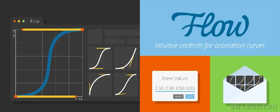 AE关键帧调节曲线缓入缓出AE脚本AEscripts Flow脚本支持 Win/Mac系统 AE版本支持 2024，20 - 掘金