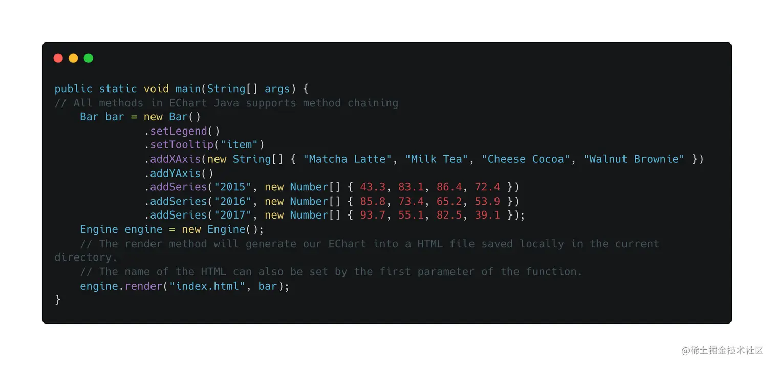 属于Java的数据可视化库 ECharts Java开源啦由百度开发的ECharts 想必是当下最流行的数据可视化库之一 - 掘金